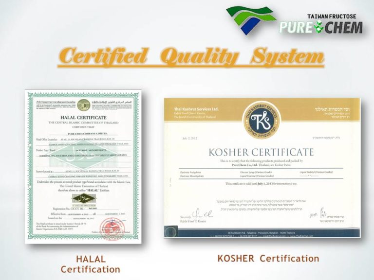 Certificate – Purechem