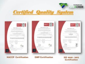 Certificate – Purechem